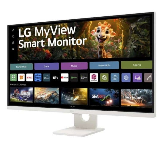 Monitor LG MyView Smart 32" 4K UHD VA 60Hz 5ms - 32SR73U-W – Mega Market