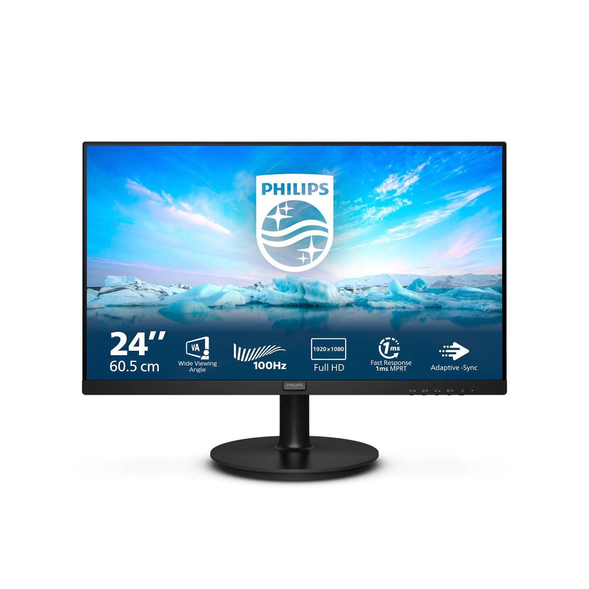 Monitor Philips 24" Gaming 100Hz 1ms LED - 241V8LAB – Mega Market