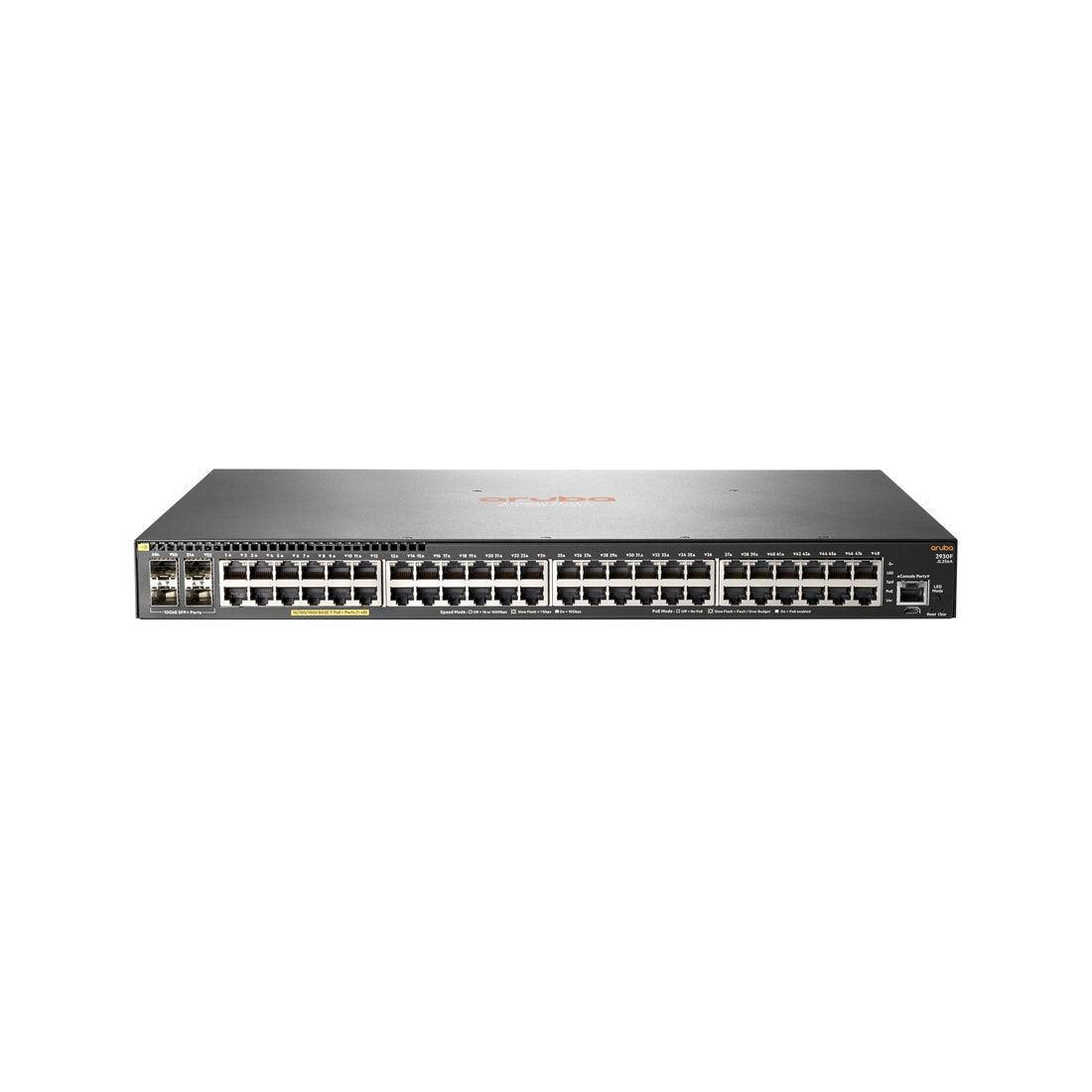 Switch HPE Aruba 2930F 48G PoE + 4SFP+ (370W) JL256A I – Mega Market